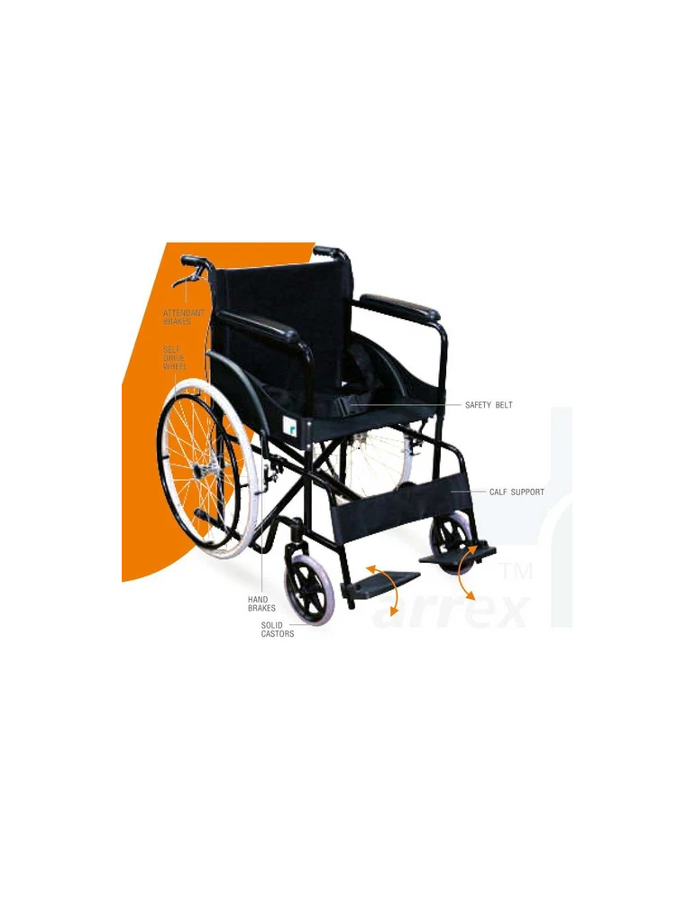 Wheel Chair for Handicap and Patients With Break Boxer