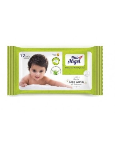 Baby Wet Wipes Little Angel 72pc Baby Wet Wipes Little Angel 72pc